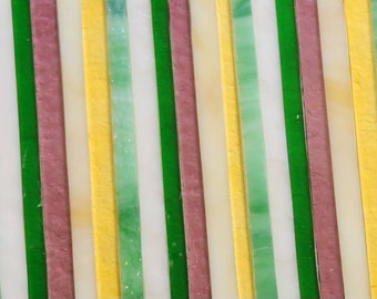 CHERRY Red WATERGLASS Strips of Glass b4-crw ONE Pound for Stained ...