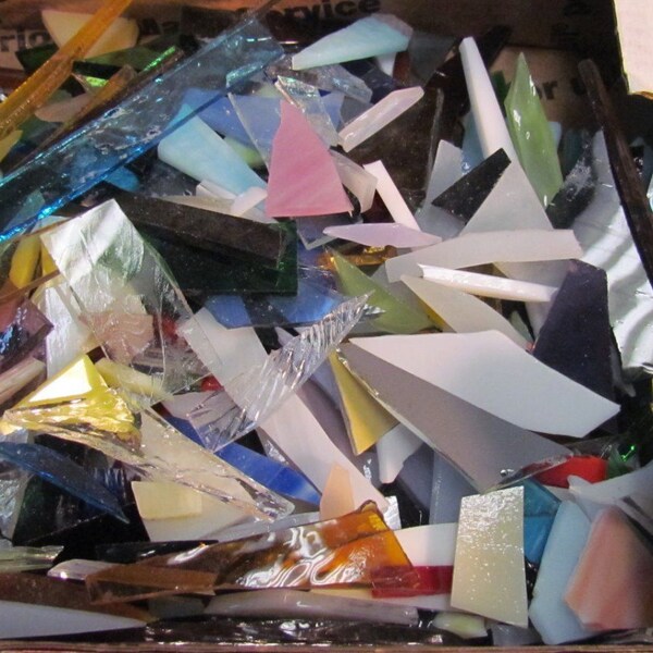 Small Scrap Stained Glass - Etsy