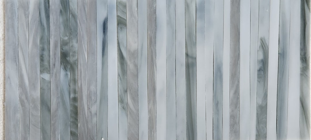 GRAY Mix (b3-gom) ONE Pound Strips of Glass for Stained Glass / Mosaics ...