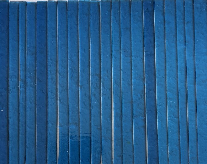 NIGHT Sky BLUE (b3-nsb) ONE Pound Strips of Glass for Stained Glass ...