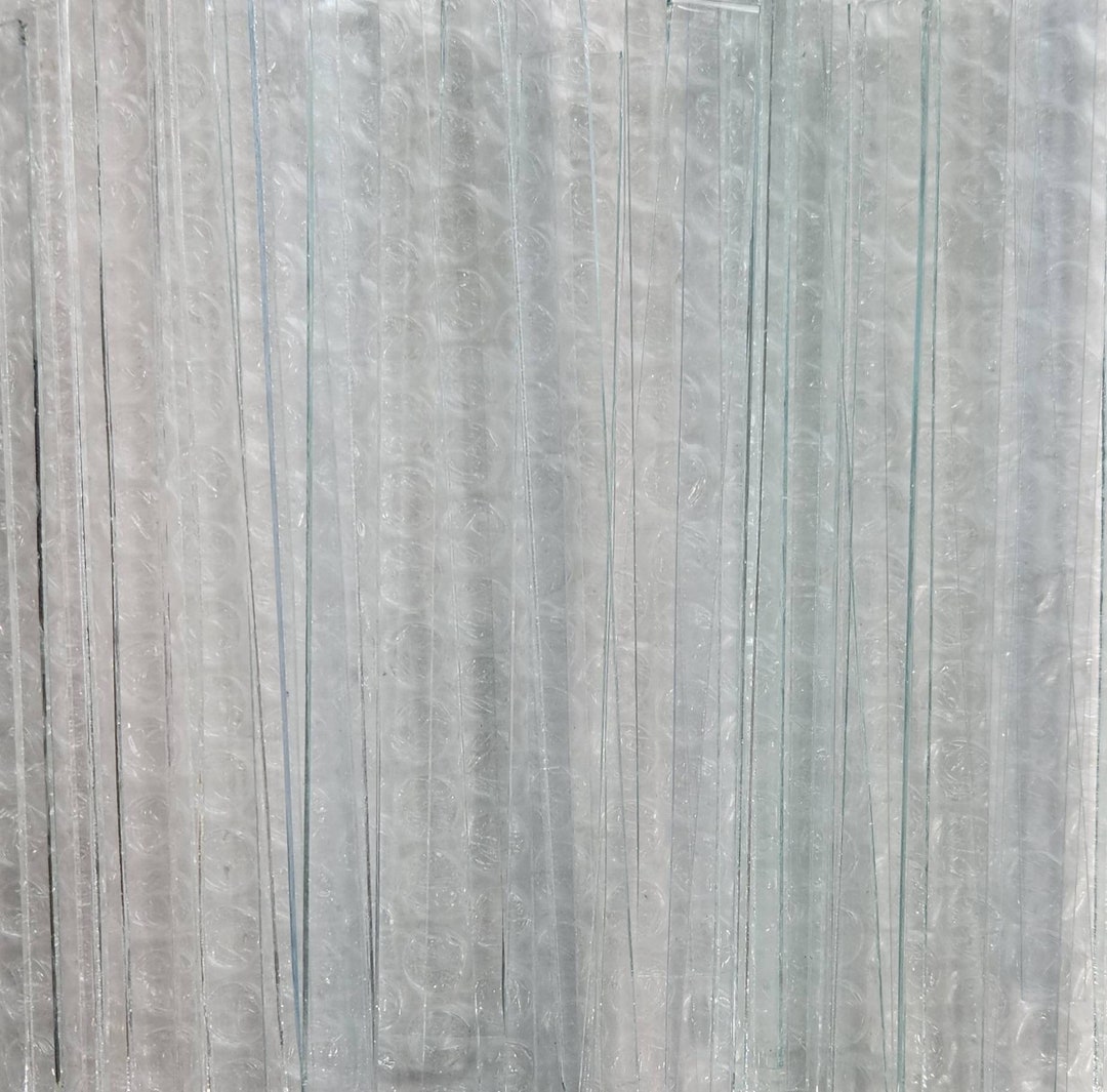 CLEAR Glass: Non Textured Strips, Mosaic Supply, Crafts, (b1-clear) - Etsy