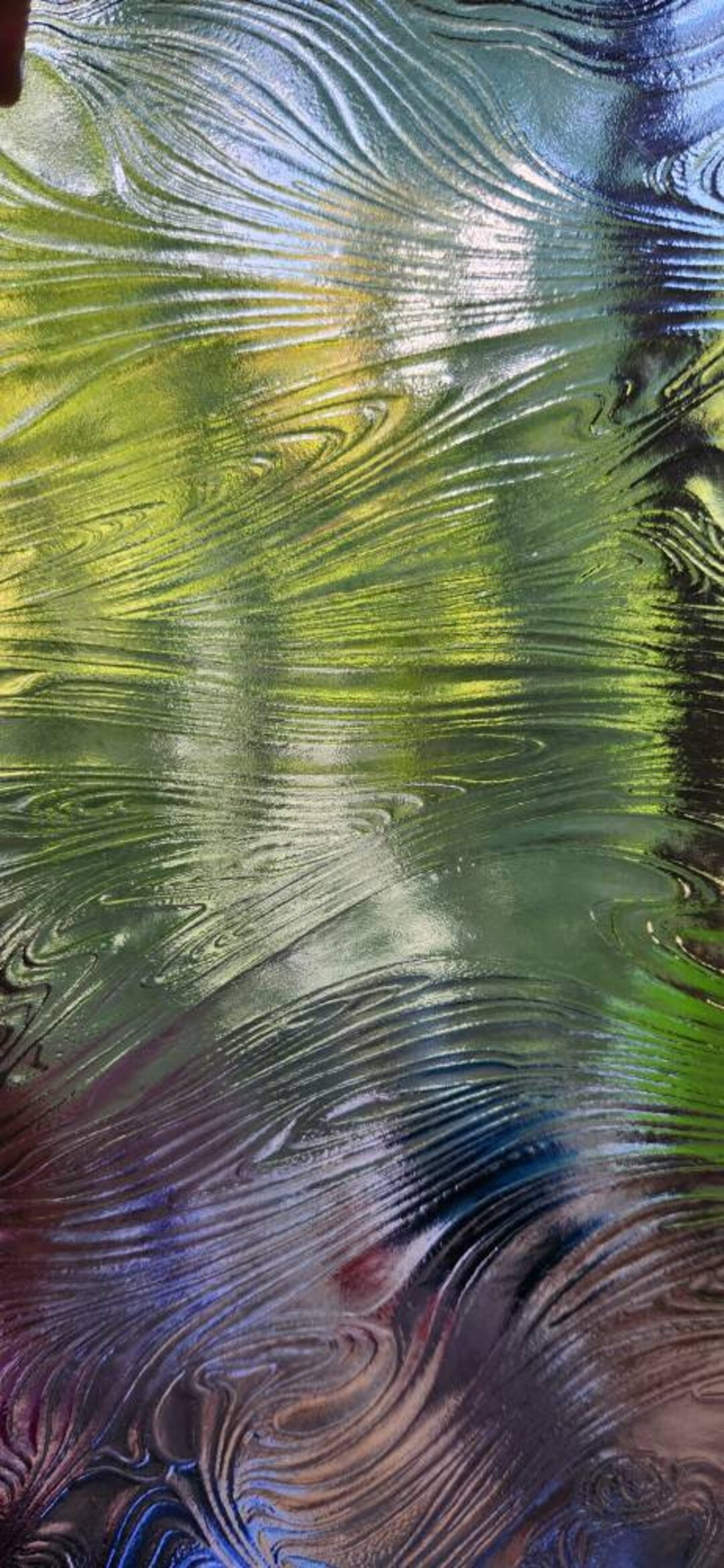 TAFFETA CLEAR Glass (b1-tc) ONE Pound Strips of Glass for Stained Glass ...