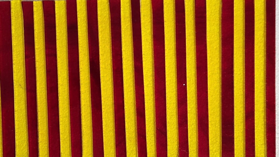 RED / YELLOW Translucent Mix (b4-rym) Strips of Glass ONE Pound for ...