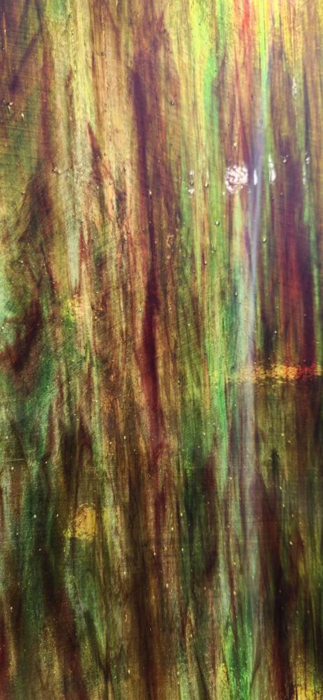RED / GREEN Wispy b4-rgw ONE Pound Glass Strips for Stained - Etsy