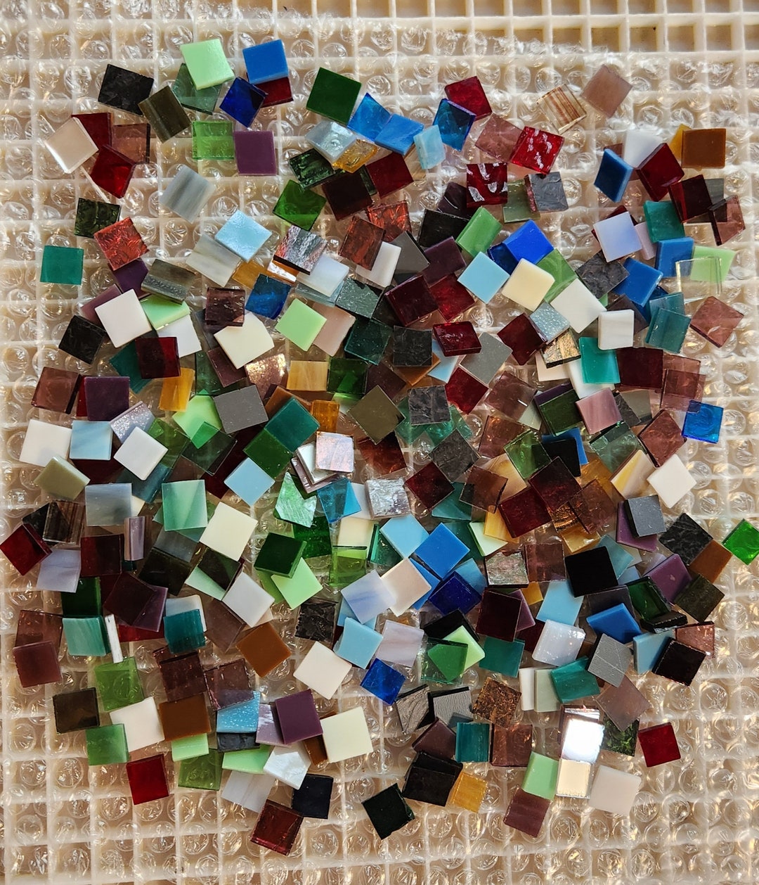 MIXED Glass Tile for Mosaic or Craft Projects ONE POUND (B41-B-1) - Etsy