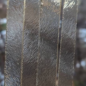 CLEAR Chinchilla (b16-cc) Strips of Glass ONE Pound for Stained Glass ...