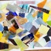 MIXED Glass (b31-mg) TWO Pound for Stained Glass / Mosaic Work / Art ...