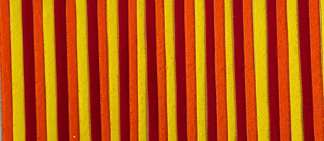 RED / ORANGE / Yellow Translucent (b14-ryo13) Strips of Glass ONE Pound ...
