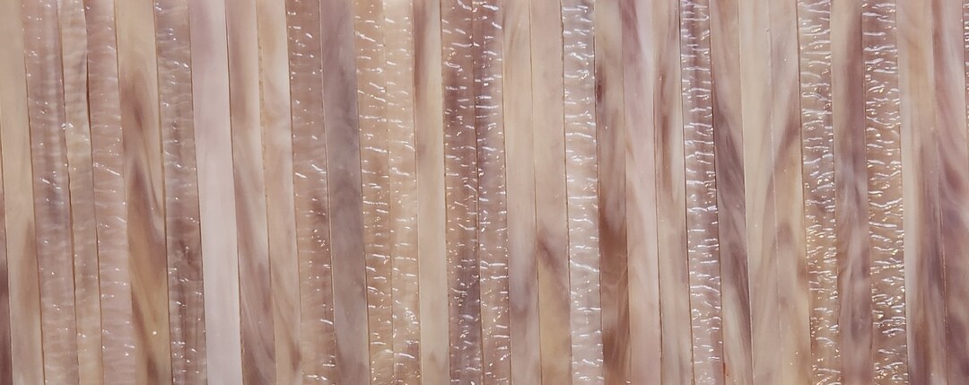 DISTANT MOUNTAINS (b11-nw) ONE Pound Glass Strips for Mosaics / Stained ...