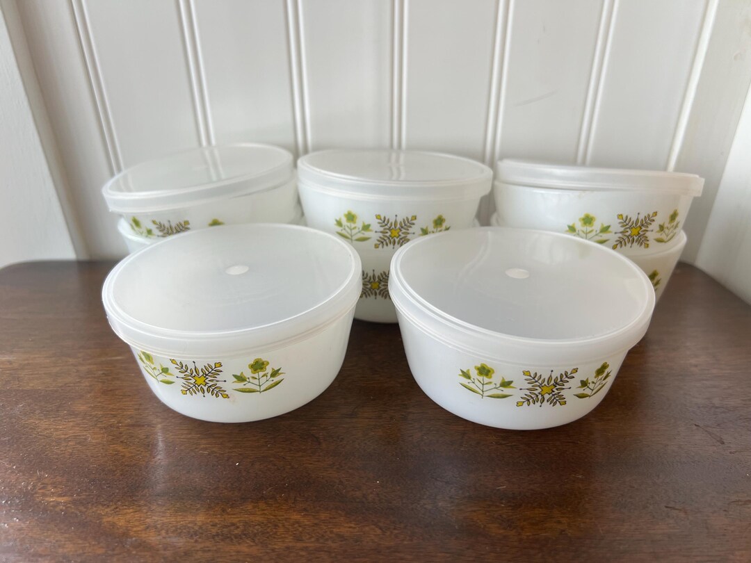 Meadow Green Anchor Hocking Fire King Custard Cups - Etsy