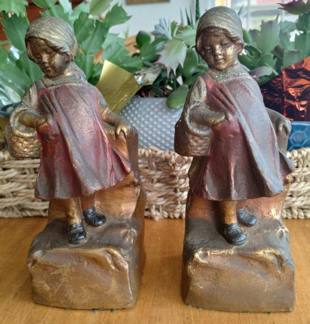Armor Bronze Farmette Bookends Antique - Etsy