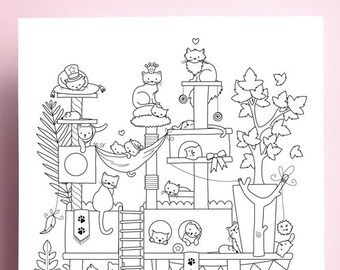 MESSY ROOM COLORING Printable Kids Download Game