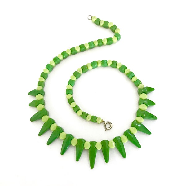 Lime Green Necklace - Etsy