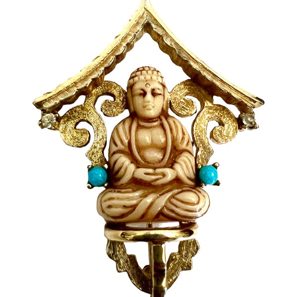 Buddha Brooch - Etsy