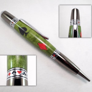 Custom Crafted Poker Theme Pen - Etsy