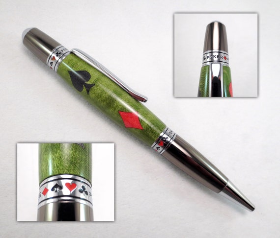 Custom Crafted Poker Theme Pen | Etsy