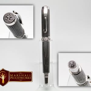Fountain Pen - Celtic Pen - Handmade Pen - Rollerball Pen - Wood Pen ...