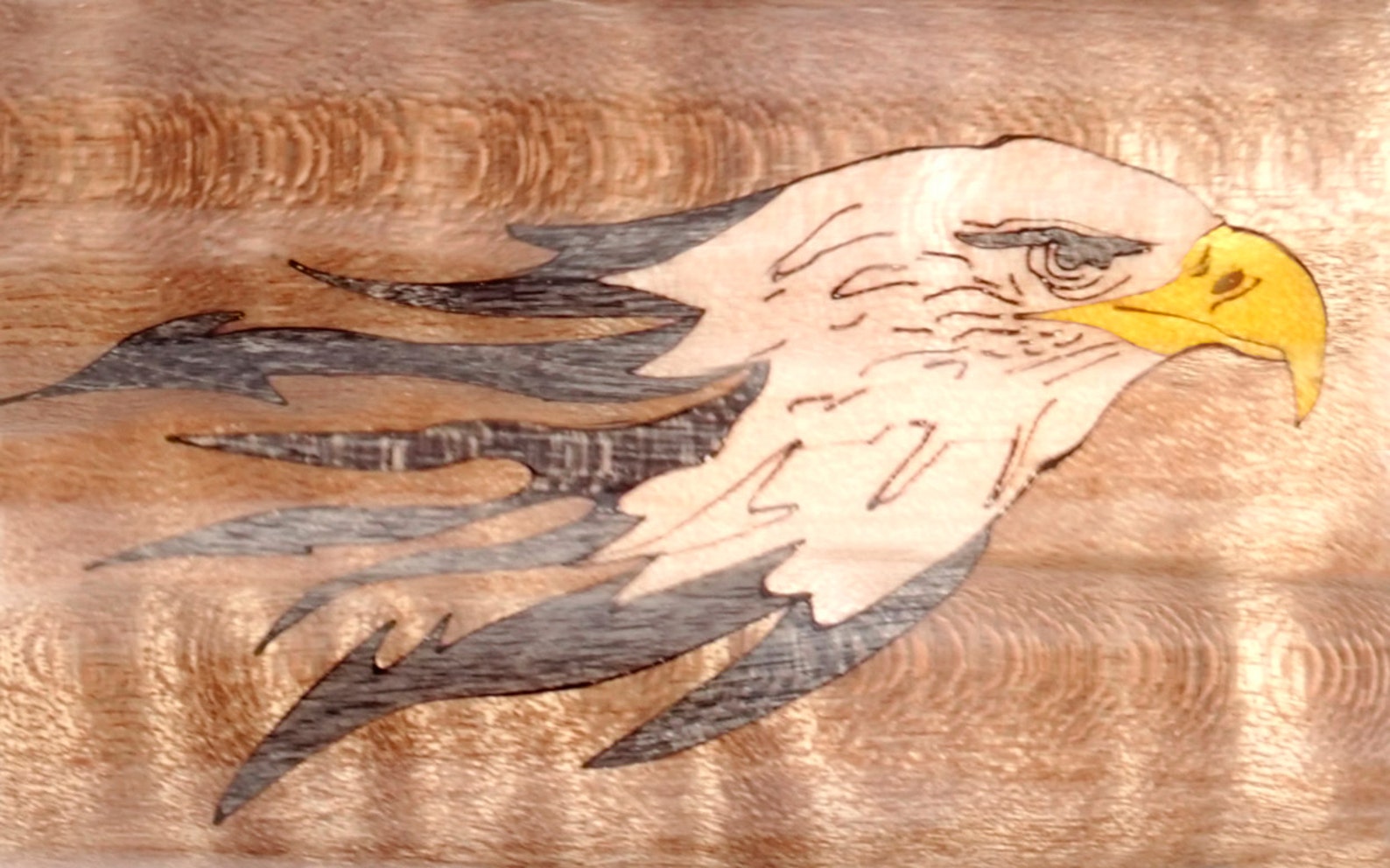 Hand Crafted Bald Eagle Wood Pen - Etsy