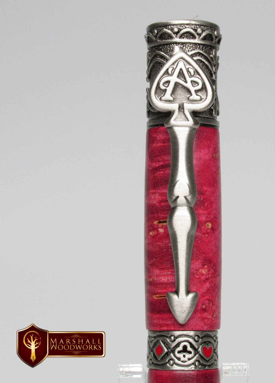 Card Player Poker Theme Wood Pen - Etsy