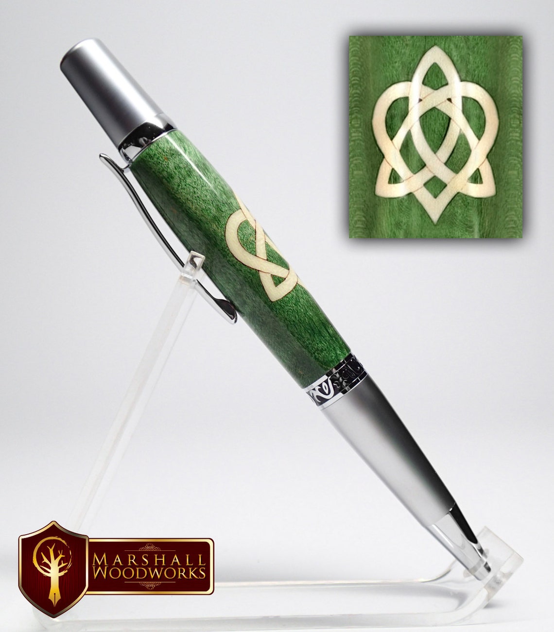 Celtic Knot Pen Irish Theme Wood Pen Celtic Pen Irish Pen | Etsy Canada