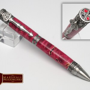 Card Player Poker Theme Wood Pen - Etsy