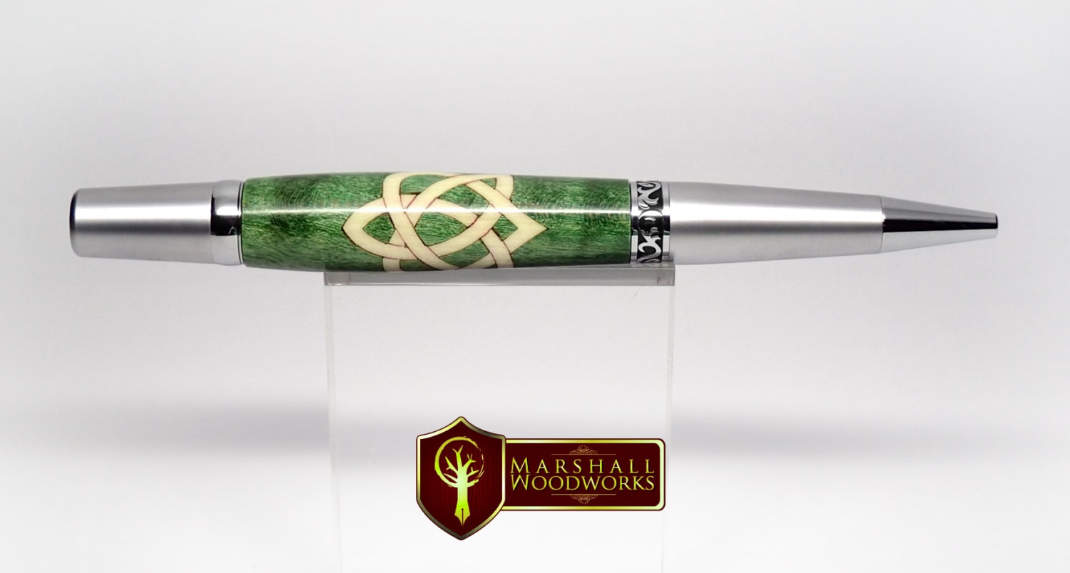 Celtic Knot Pen Irish Theme Wood Pen Celtic Pen Irish Pen | Etsy