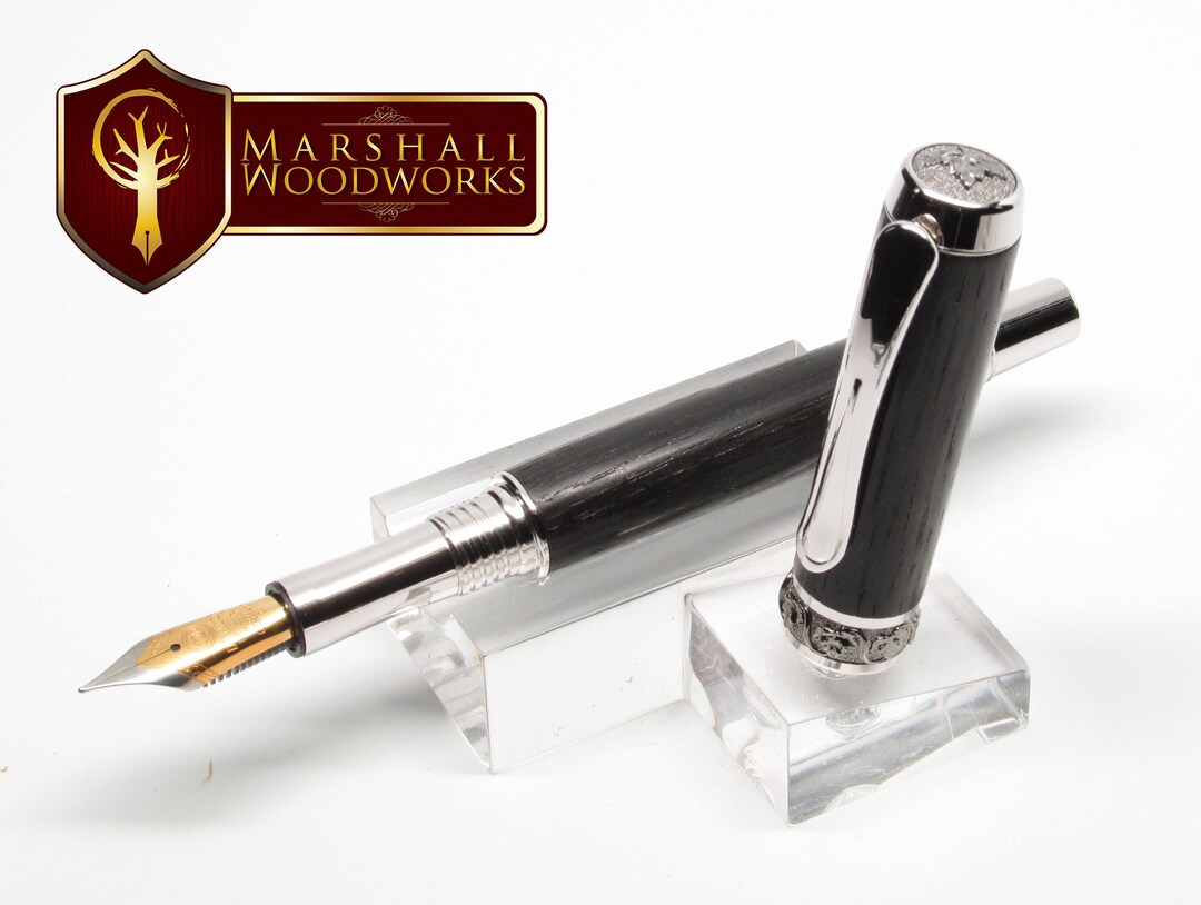 Fountain Pen - Celtic Pen - Handmade Pen - Rollerball Pen - Wood Pen ...