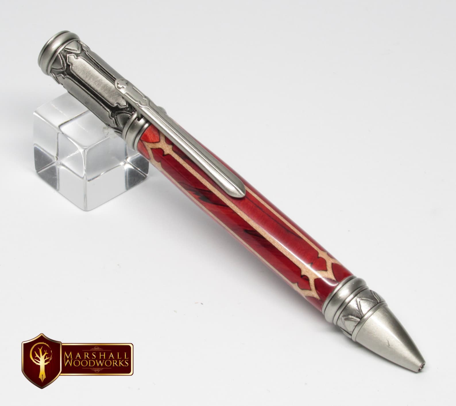 Handmade Gothic Wood Pen – Shakespearean Design, Custom Gift - Etsy