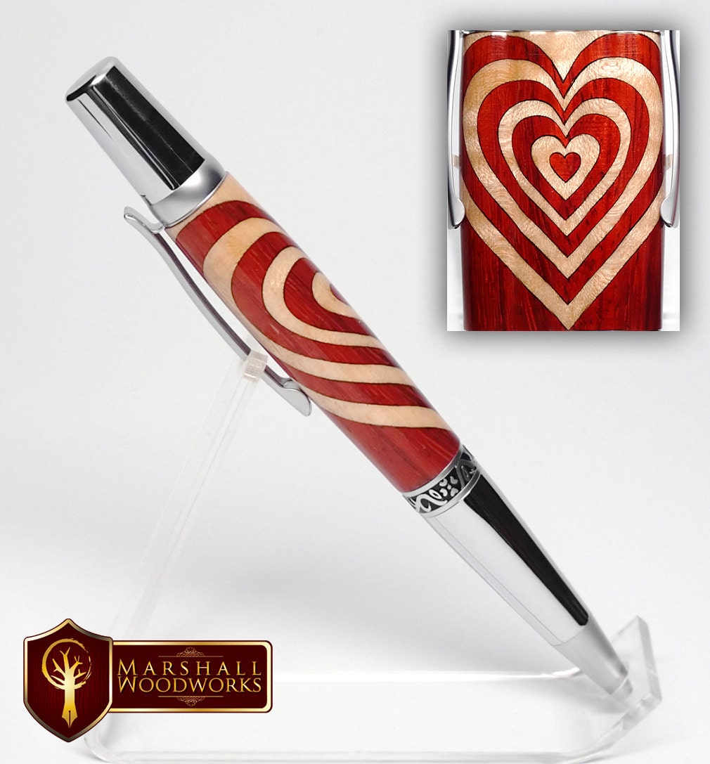 Segmented Heart Pen - Etsy Canada
