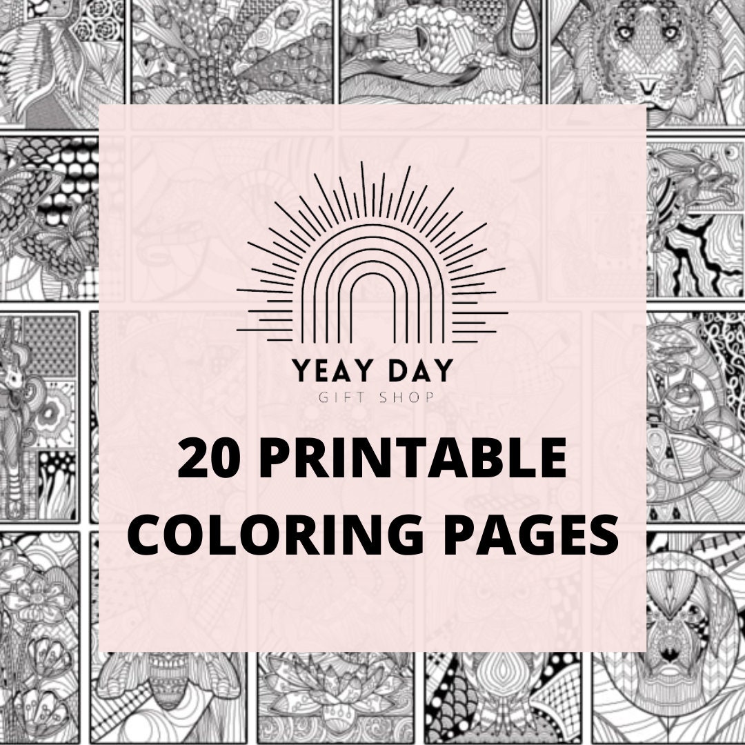 Zentangle Animal Mandala Coloring Pages, Adult Coloring Book , Coloring ...