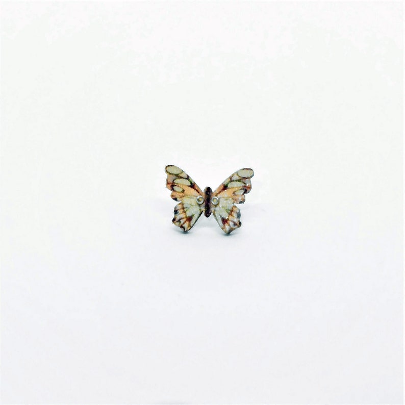 Toe Ring Butterfly Pastel Kaleidoscope Toe Charm Toering Bare Foot Ring ...
