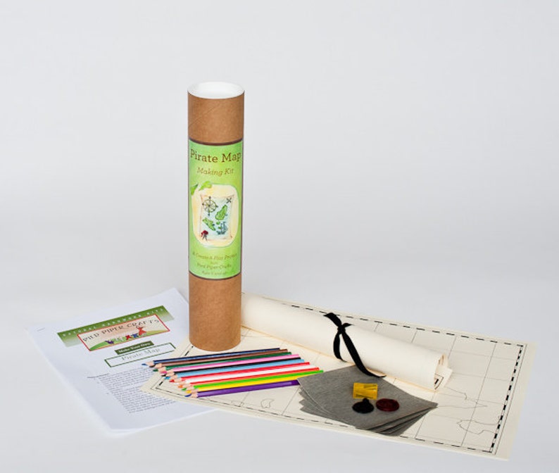 Pirate Map Making Kit - Etsy