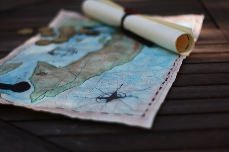 Pirate Map Making Kit - Etsy