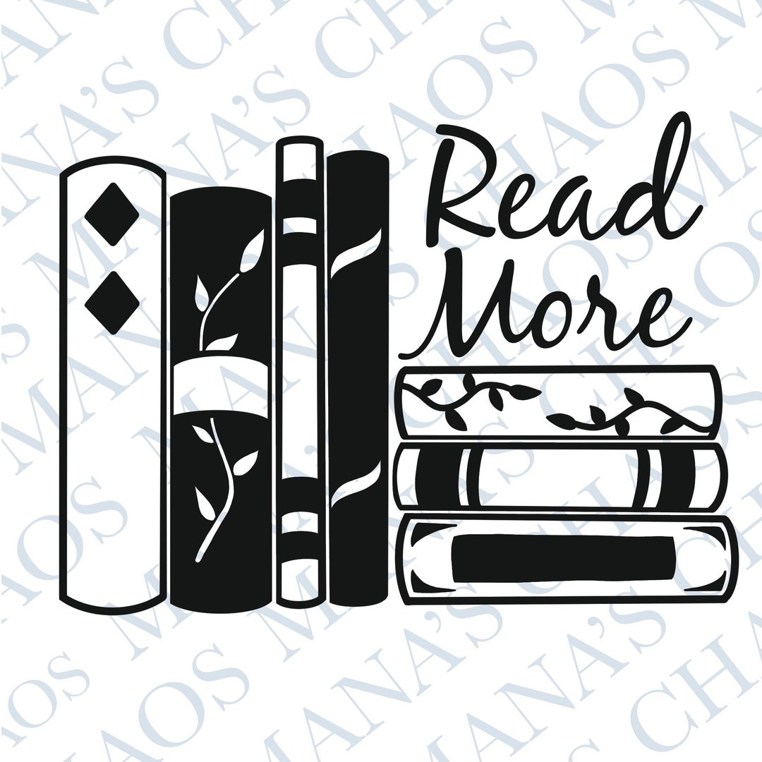 Read More Digital SVG JPG Printable Sticker Cricut Design - Etsy