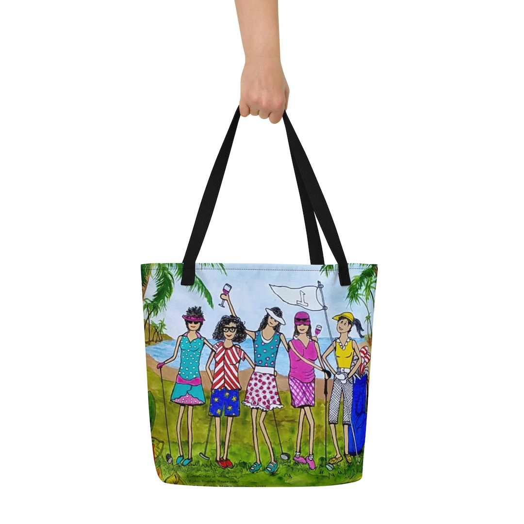 Woman's Golf Shop for Women Golfers Golf Gift Tropical Golf Bag Women ...