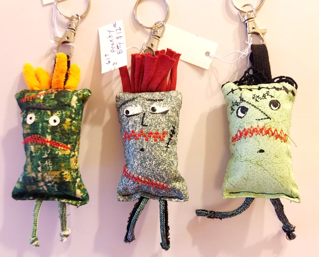 Monster Doll Cute Creepy Charm Trio 3 Monster Charms Monster - Etsy