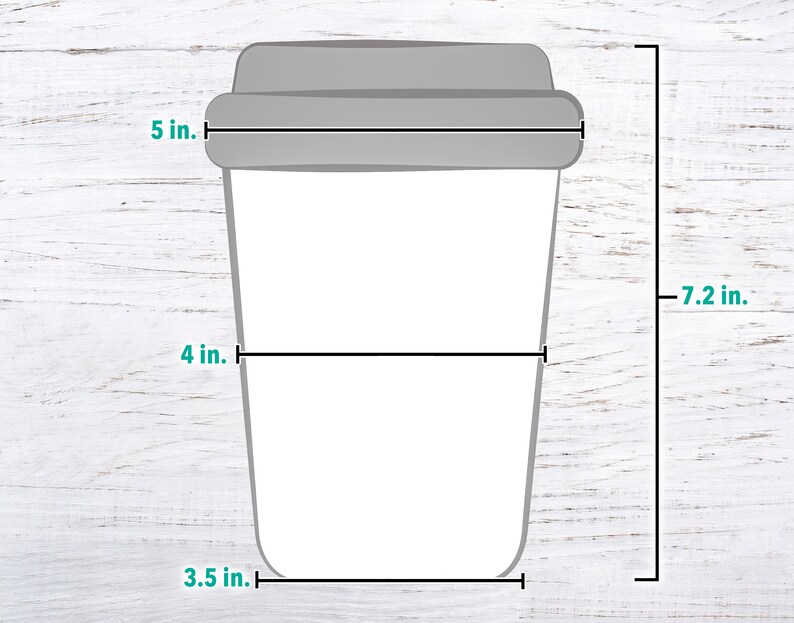 PRINTABLE: School-themed Cup Cozy Template, 3 Coordinating Designs for ...