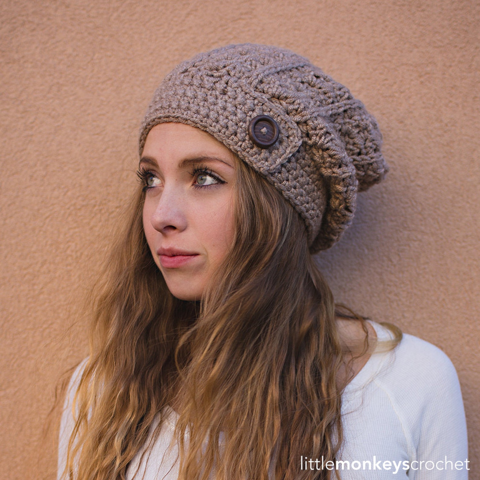 Crochet Patterns - Rustic Slouch / Slouchy & Fringe Infinity Scarf ...