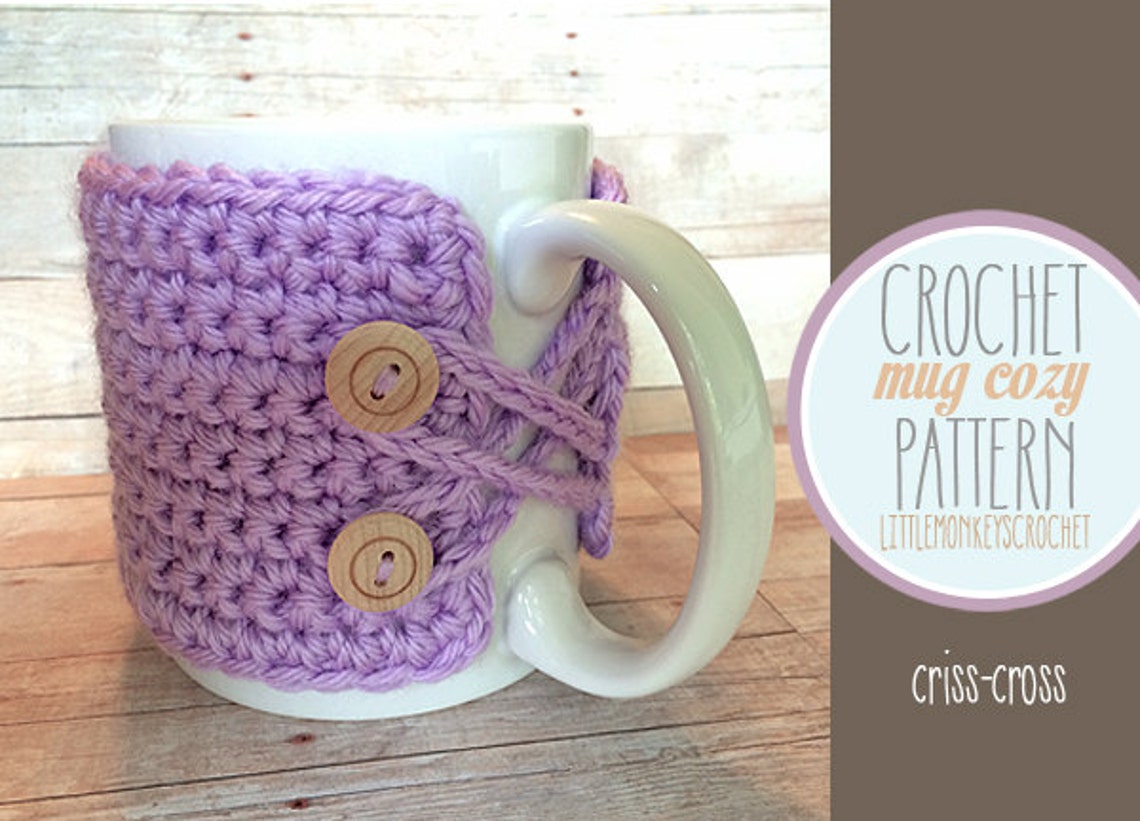 PDF PATTERN Mug Cozy Set of 4 Cozy Patterns Coffee Cozy - Etsy