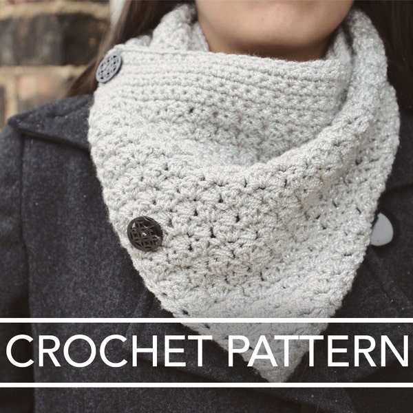 Crochet Button Cowl - Etsy