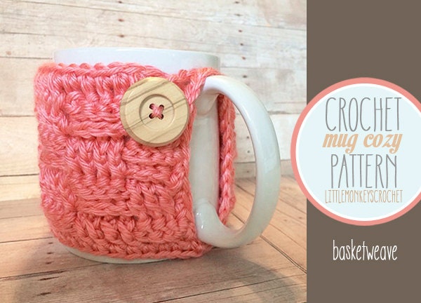 PDF PATTERN Mug Cozy Set of 4 Cozy Patterns Coffee Cozy - Etsy