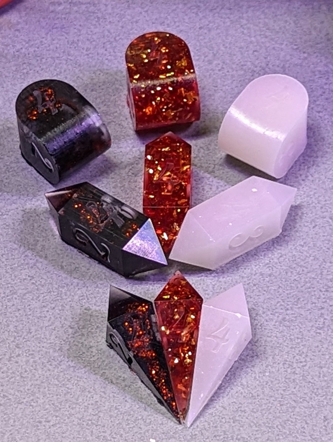 Alternate Shape D4 Multiple Shapes Set of 3 TTRPG Sharp-edged ...