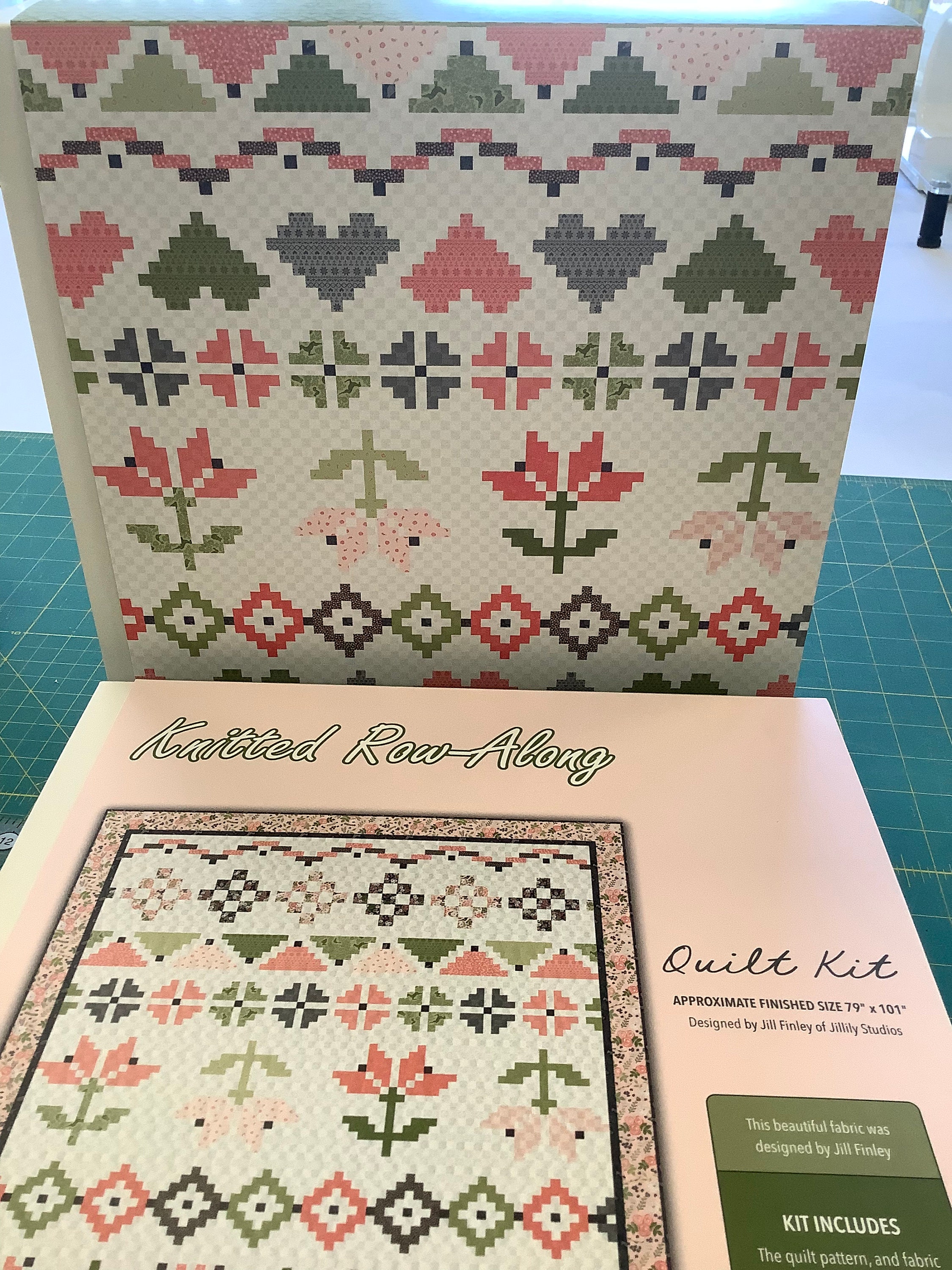 Knitted Row-along Quilt Kit - Etsy