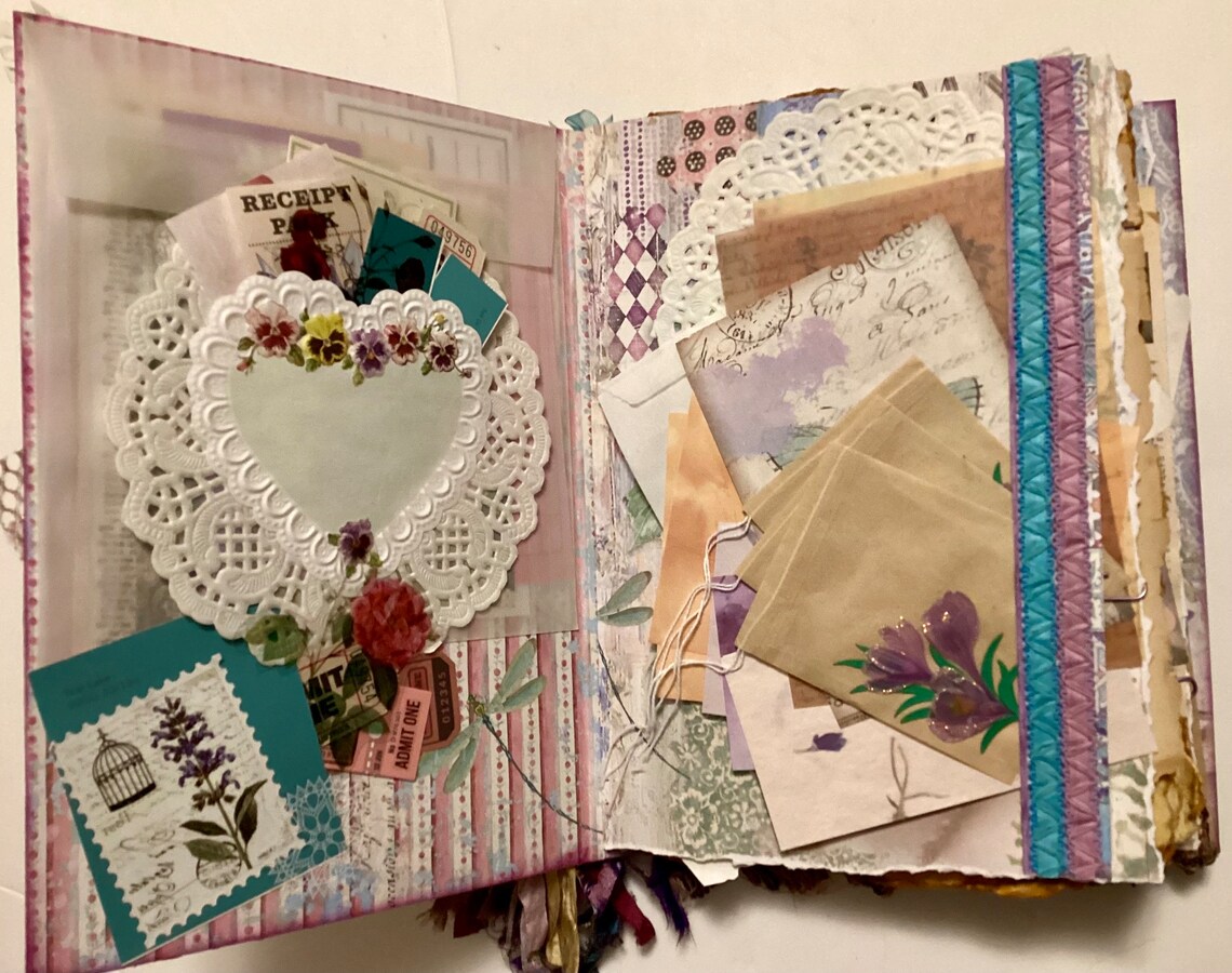 Where Flowers Bloom Beautiful Junk Journal, One Signature. - Etsy