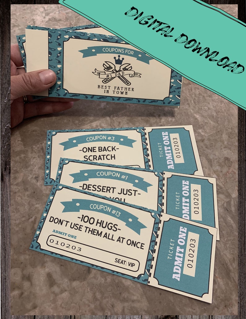 Fathers Day Printable Bundle, Father's Day Gift, Gift for Dad ...