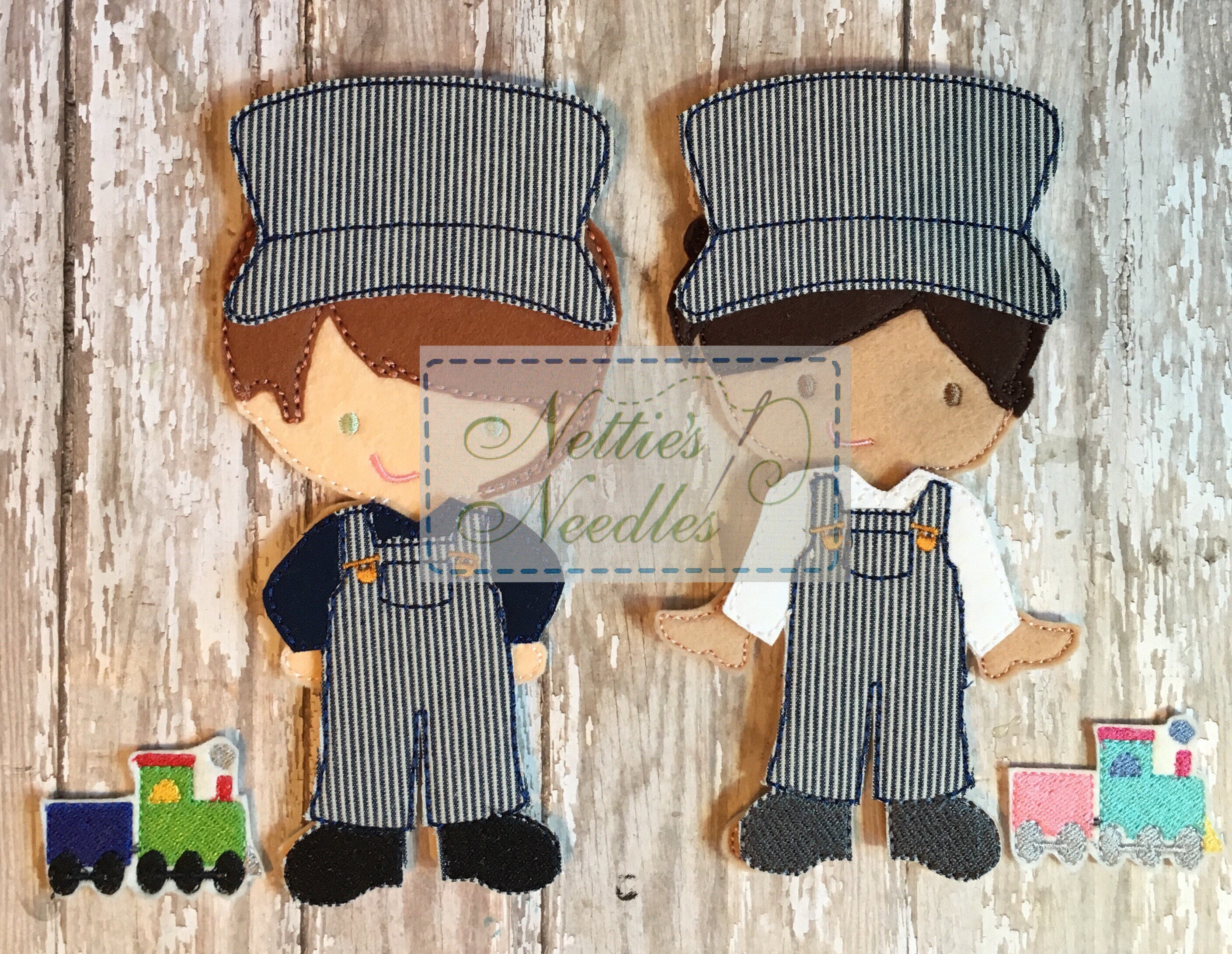 TOOT TOOT Train Engineer: Felt Doll Outfit for Boy OR Girl - Etsy