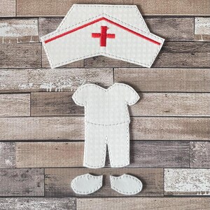 Community Helpers: Nurse OR Doctor Dress up Outfits for Felt Doll - Etsy