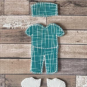 Community Helpers: Nurse OR Doctor Dress up Outfits for Felt Doll - Etsy