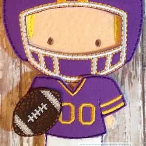 The QB: Felt Doll Football Outfit - Etsy
