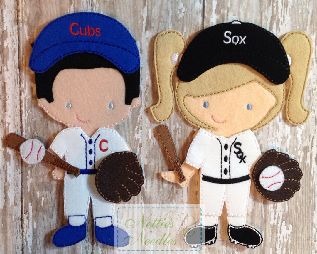 Batter Up: Felt Doll Baseball OR Softball Uniforms With Accessories - Etsy